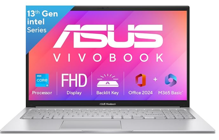 3. ASUS Vivobook 15 (13th Gen Intel Core i3/i5)